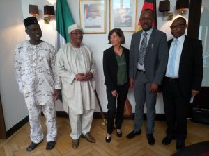 Presentation of NFFG Project to His Excellency CG D. O FALOWO ...